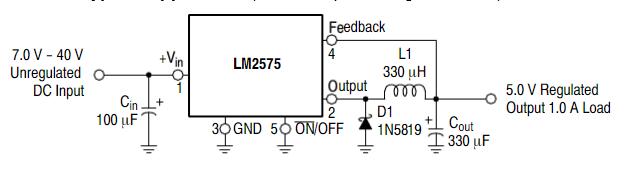 LM2575 Step-Down Switching Regulators: Datasheet pdf, Equivalents and Circuit